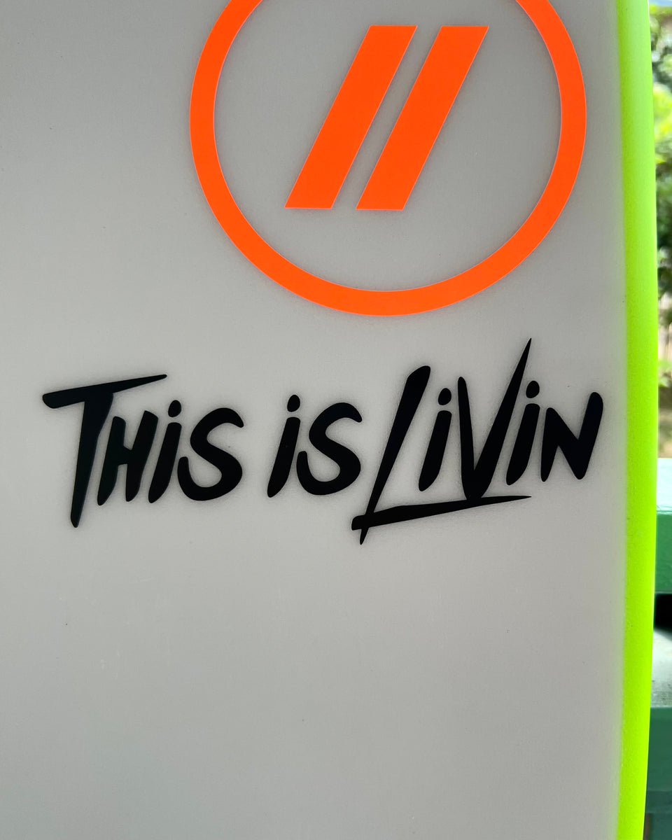 Logo Transfer sticker | This is Livin by Koa Rothman